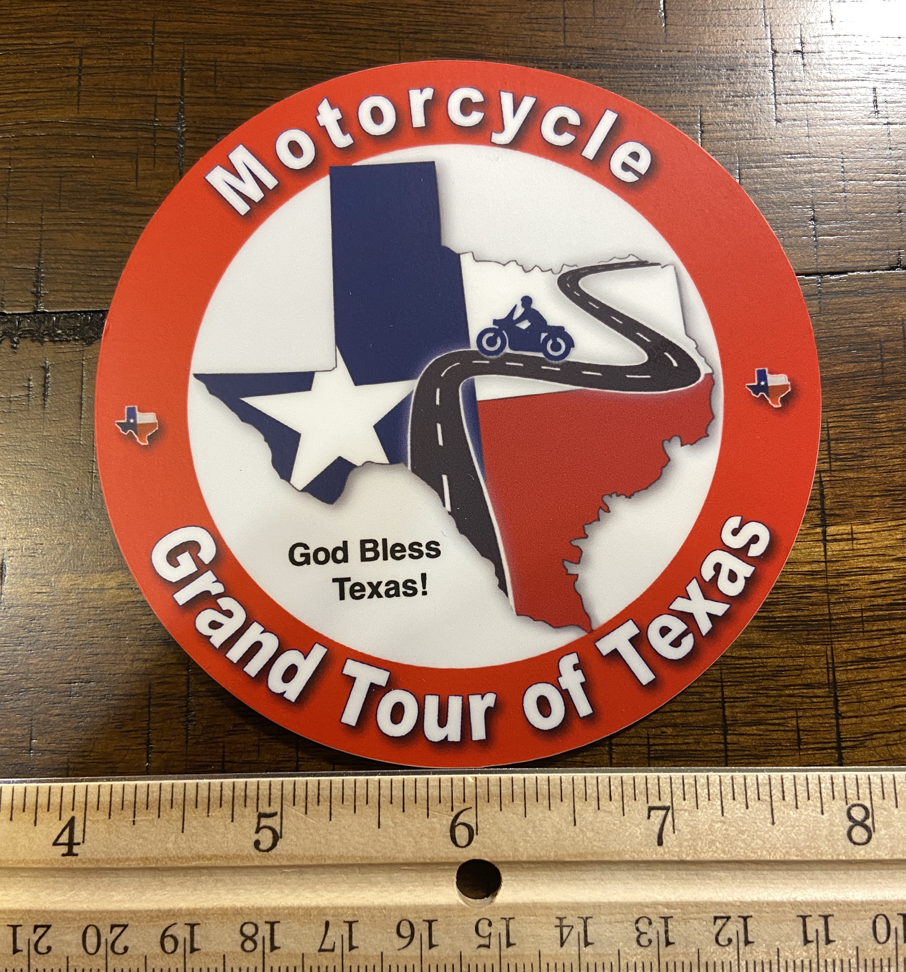 Sticker – Motorcycle Grand Tour of Texas